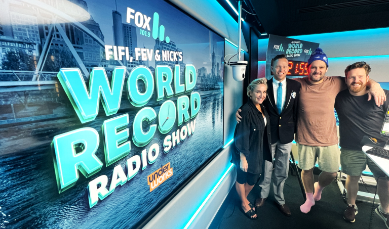 Fox FM's Fifi, Fev & Nick launch Guinness World Record attempt
