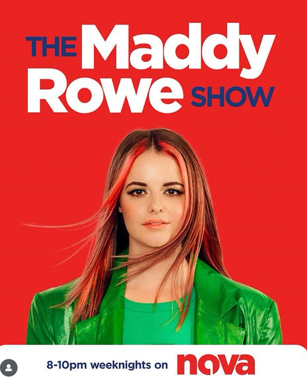 The Maddy Rowe Show launches Australia-wide on Nova Nights