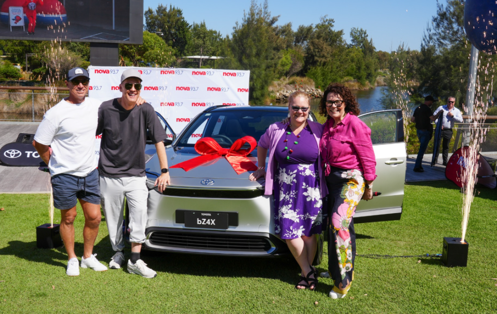 Nova Perth's Nathan, Nat & Shaun reward loyal listener with a brand new car